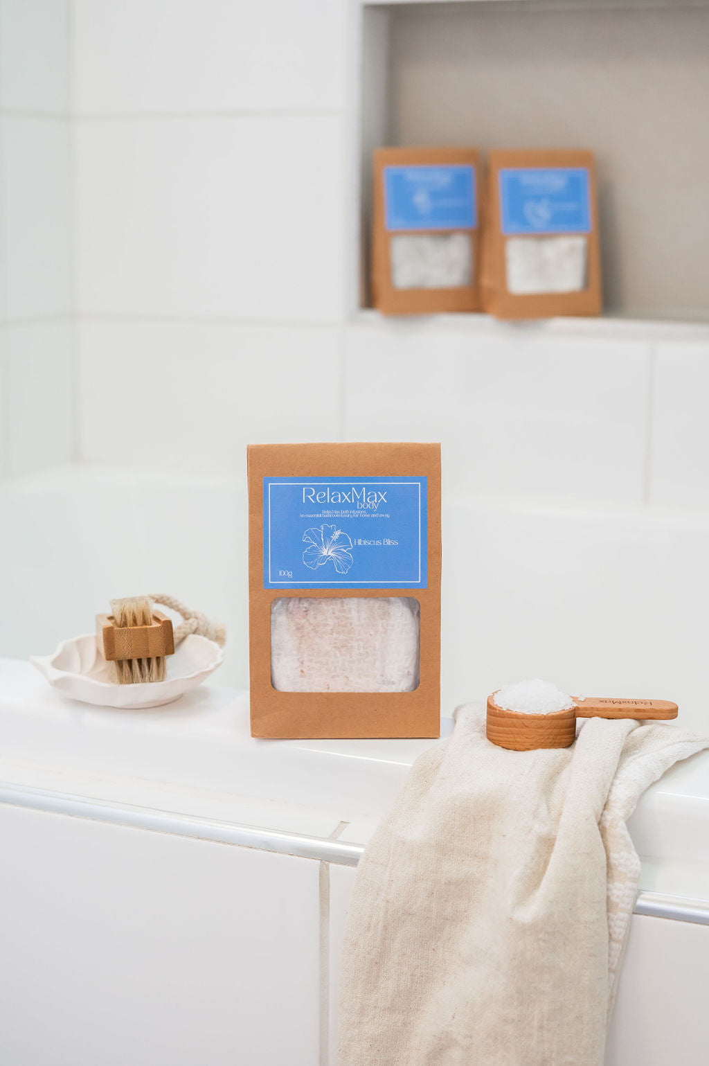 Hibiscus Bliss Bath Infusion 3 x 100g – Relax Studio